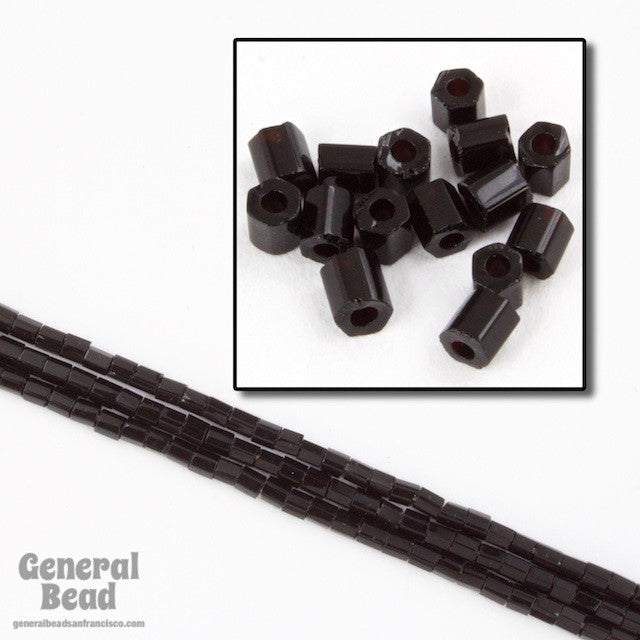 11/0 Black 2 Cut Hex Seed Bead (40 Gm) #JBK002 – General Bead